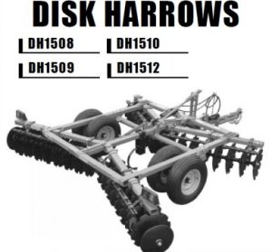 John Deere Frontier DH1508 DH1509 DH1510 DH1512 Disk Harrows Operator’s ...